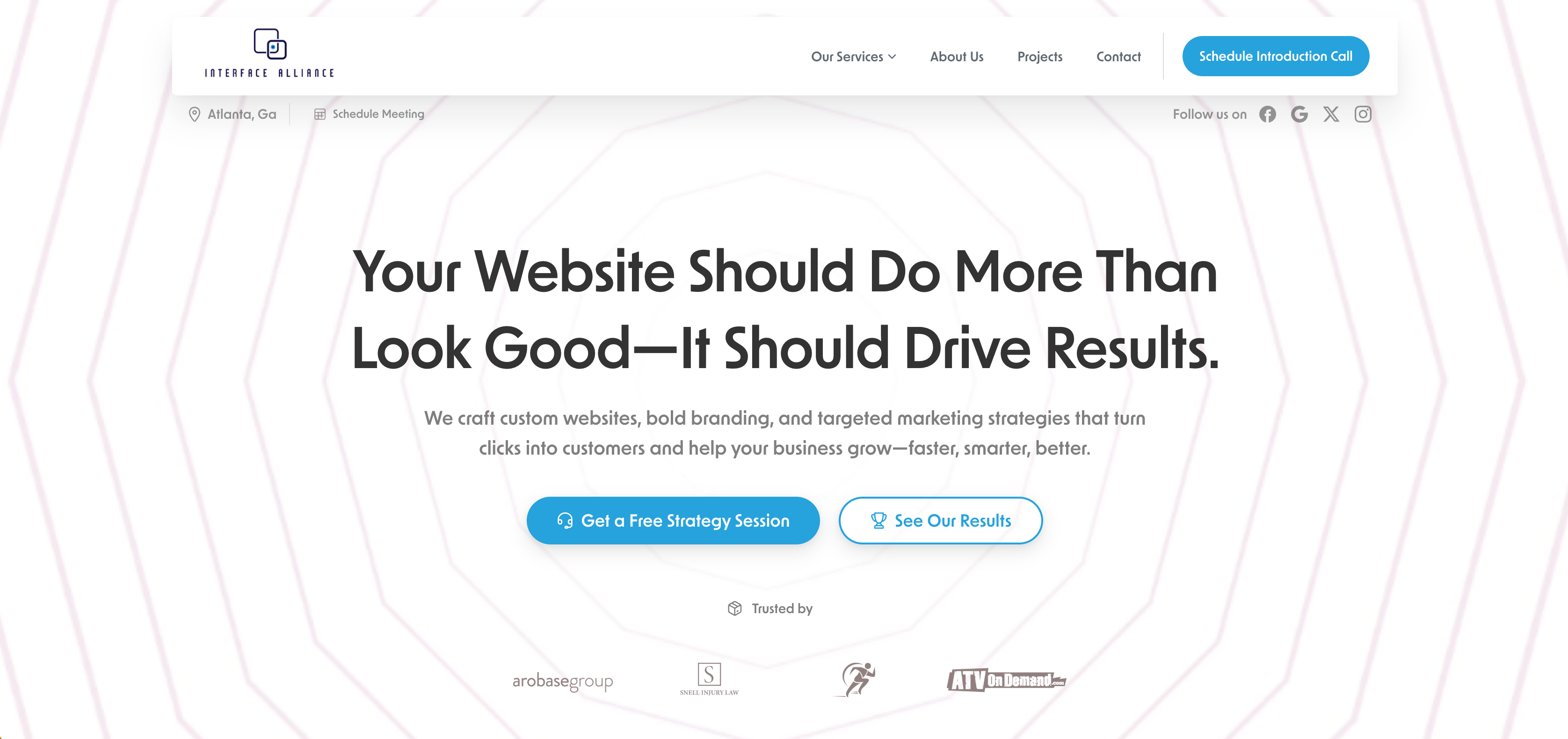Custom Websites Interface Alliance